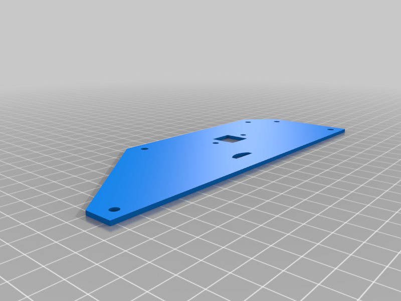 Free 3D file New side plate for monoprice maker select mini with hole ...