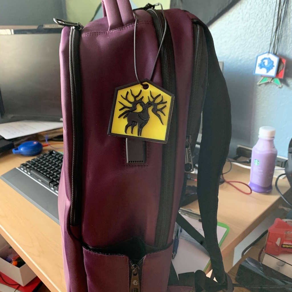 Free 3D file Fire Emblem Three Houses: The Golden Deers Backpack Tag・3D ...