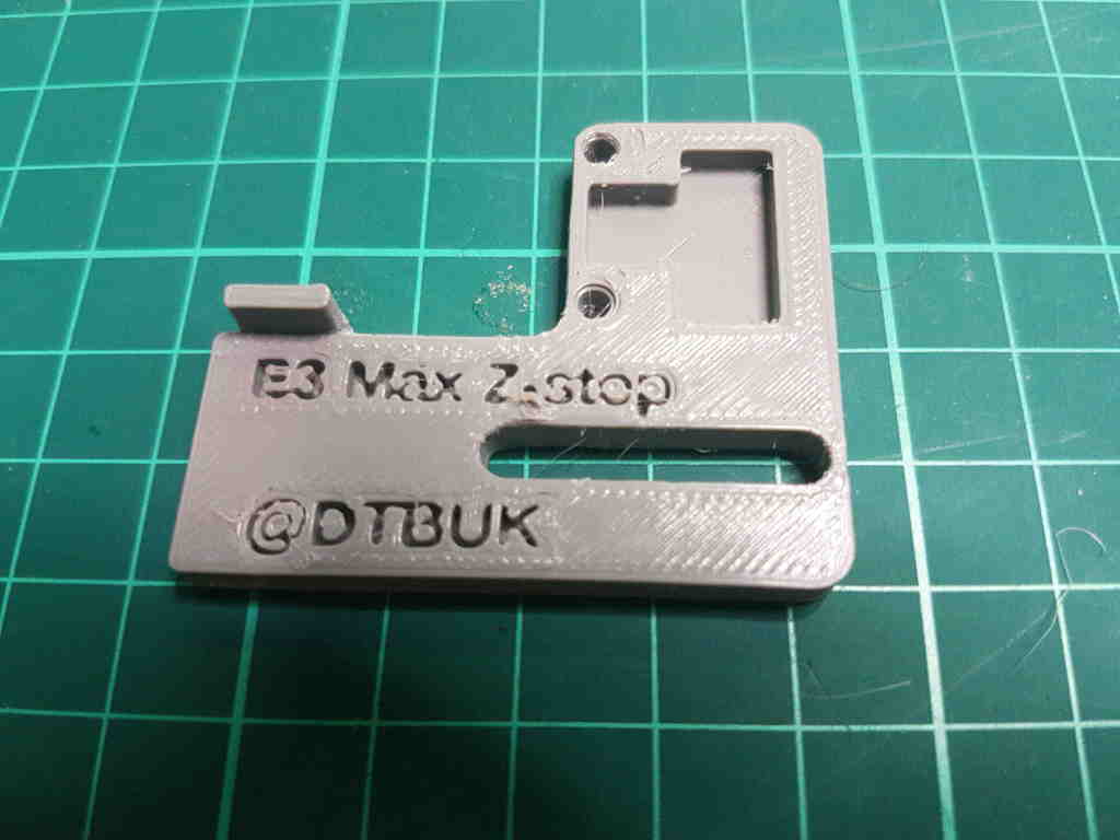 Free 3D file Creality Ender 3 Max z-stop adjustable bracket - no new ...