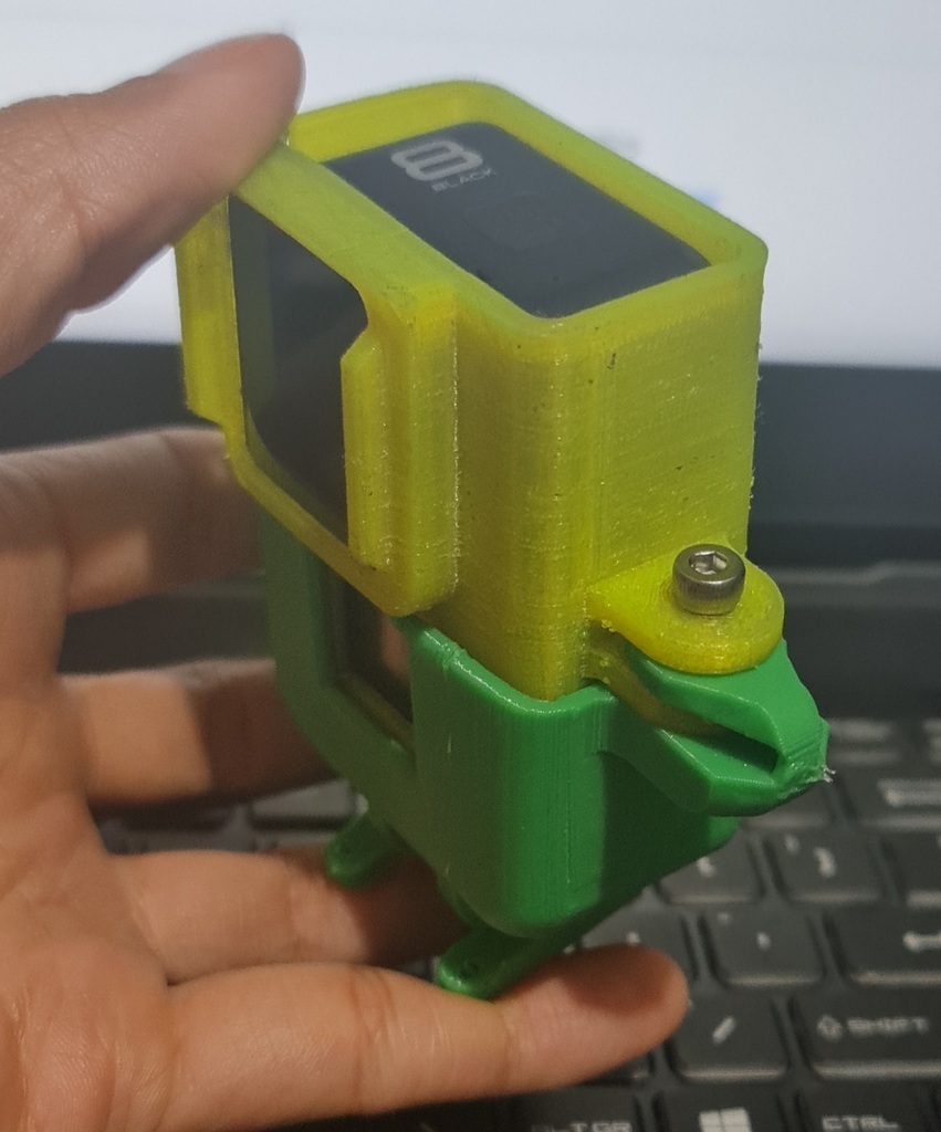 Free 3D file Vertical Mount for Gopro Hero 8 case Taycan MXC 3 ...