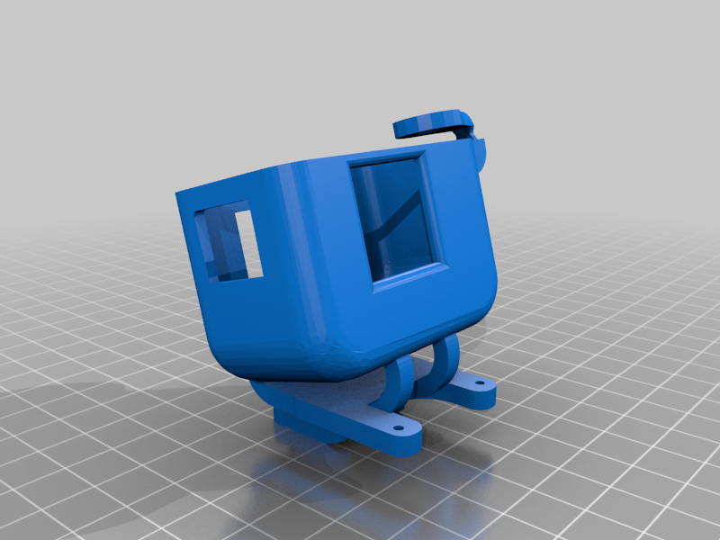 Free 3D file Vertical Mount for Gopro Hero 8 case Taycan MXC 3 ...