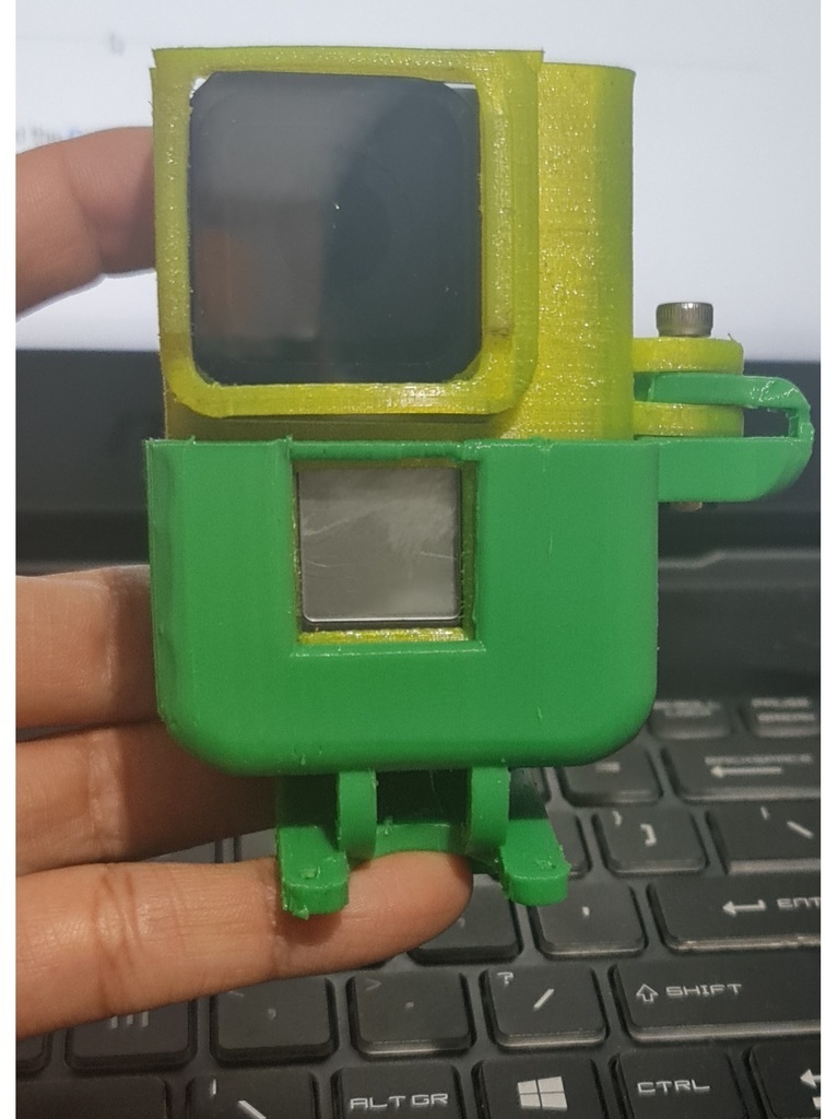 Free 3D file Vertical Mount for Gopro Hero 8 case Taycan MXC 3 ...