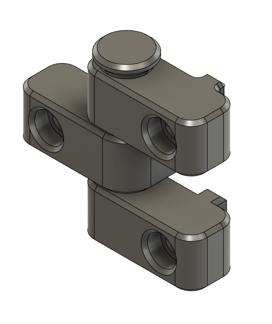 Free 3D file Enclosed Print in Place Hinge for 20x20 Extrusions・3D ...