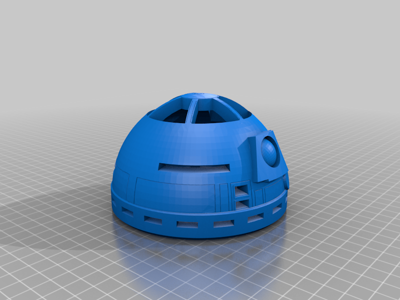 Free 3D file Screen Accurate R2D2 Alexa Echo Dot 3 Dock 🤖・Model to ...