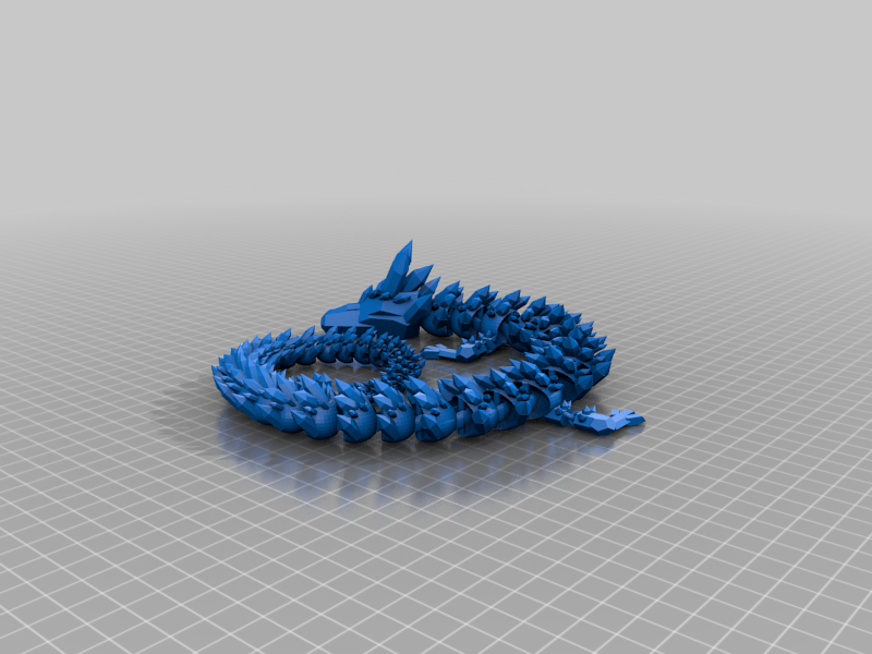 Free STL file crystal dragon walmart version 🔮・Model to download and 3D ...