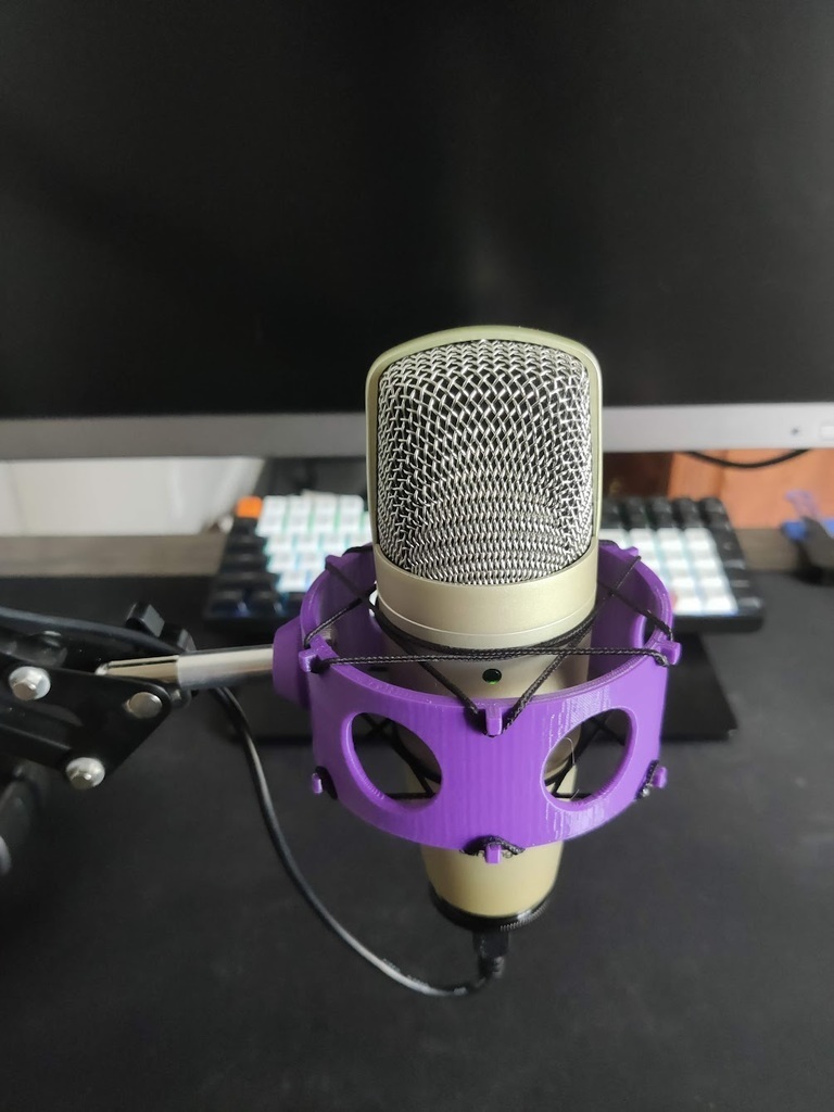 Free STL file Universal Microphone Mount 🎤・Object to download and to 3D ...