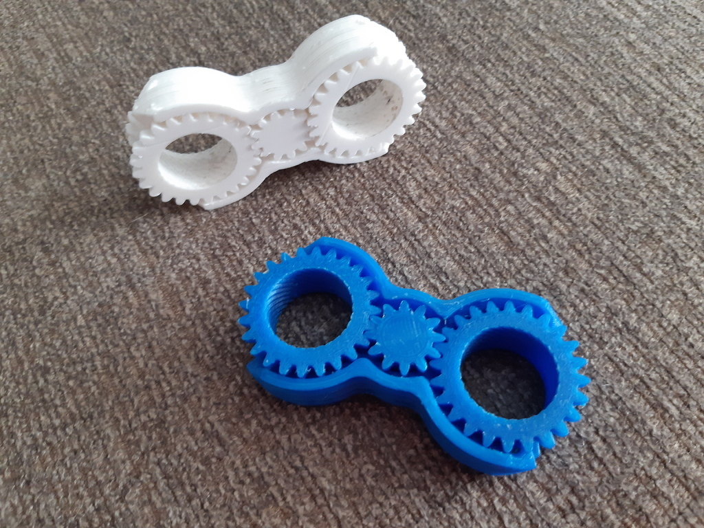 Free 3D file thumb twiddler with gears・3D printer design to download・Cults