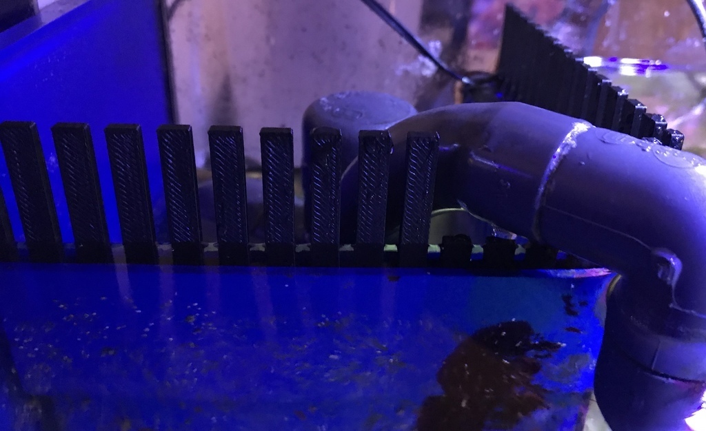 Free 3D file Reef tank Overflow Comb 🪖・3D printing idea to download・Cults