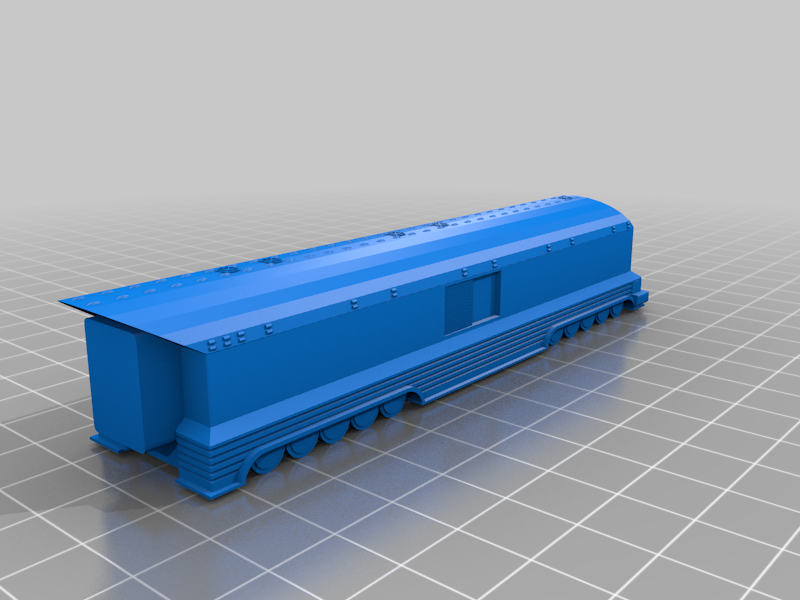 Free 3D file SnowPiercer Tailie Cargo Car with port and arm・Model to ...