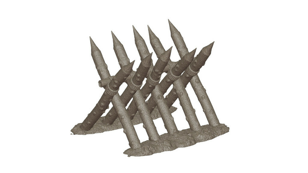 Free 3D file Stake Barricade V1・3D print design to download・Cults