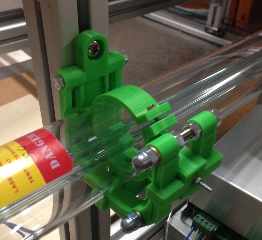 Free 3D file Laser Tube Mount for Aluminium Profiles・3D print design to ...