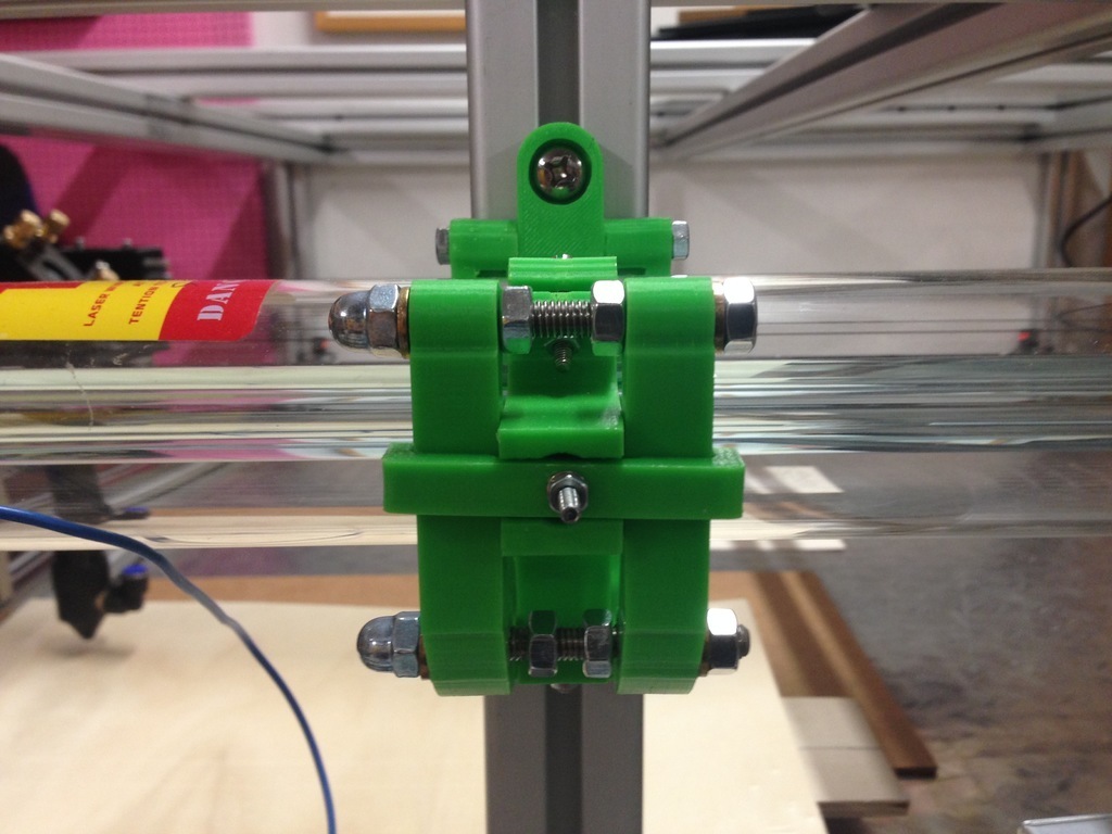 Free 3D file Laser Tube Mount for Aluminium Profiles・3D print design to ...