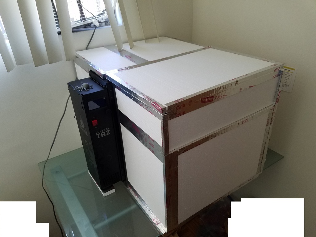 Free 3D file TAZ 6 Enclosure - Foam Insulation and Foil Tape・3D print ...