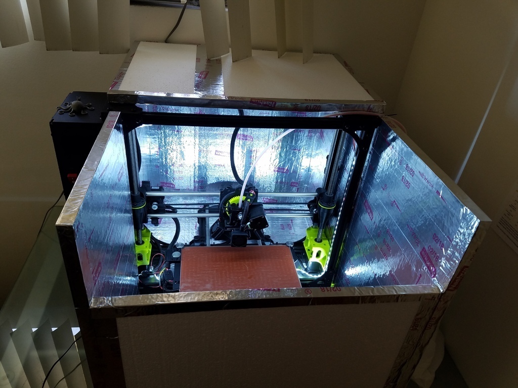 Free 3D file TAZ 6 Enclosure - Foam Insulation and Foil Tape・3D print ...