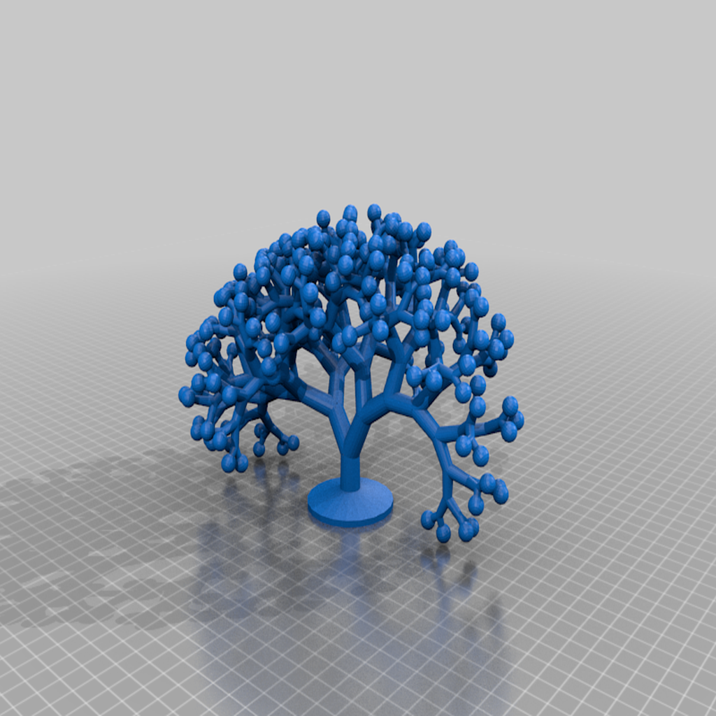 Free 3D file recursive tree・3D printer design to download・Cults