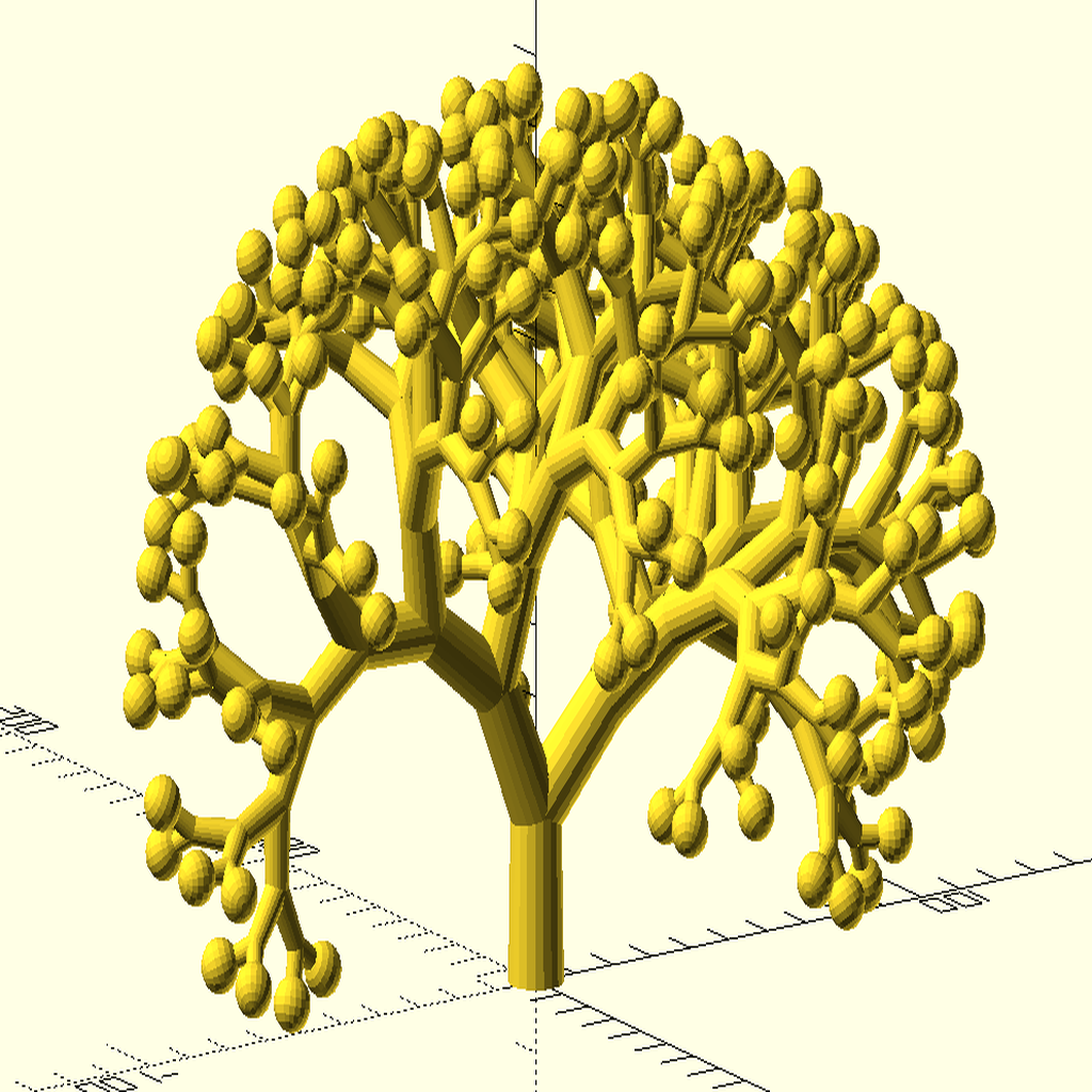 Archivo 3D gratis árbol recursivo・Modelo imprimible en 3D para descargar・Cults