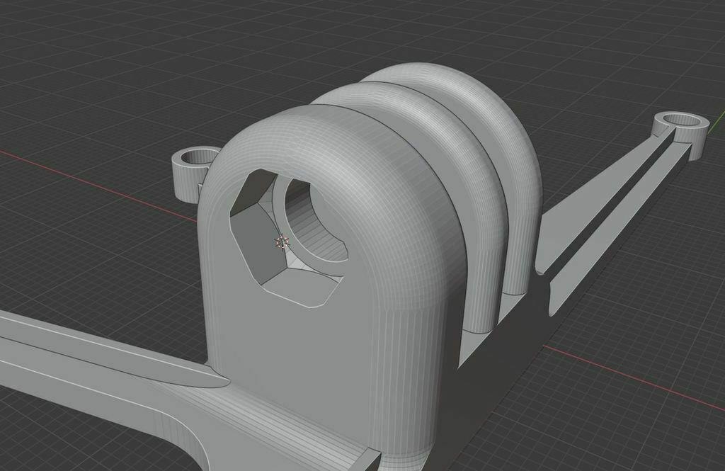 Free 3D file DJI FPV drone GOPRO - Action cam Mount (M5 Nut) 🔩・Model to ...