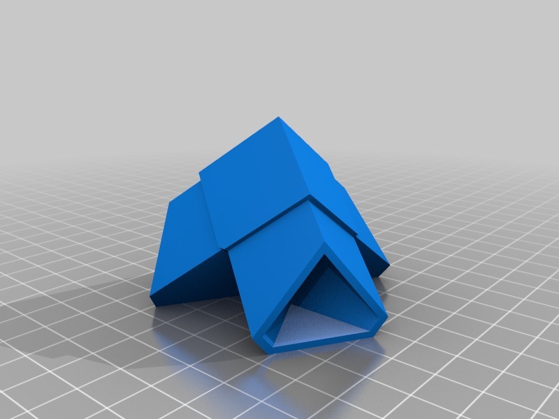 Free 3D file 3-way square tube corner・3D print object to download・Cults