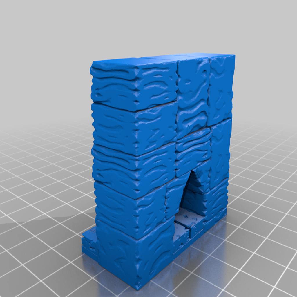 Free 3D file S Wall With Skull Crawlway・3D printer design to download・Cults