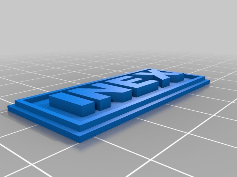 Free 3D file Logo_INEX・3D printing template to download・Cults