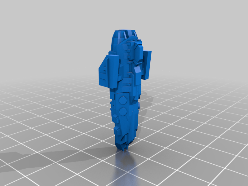 Free OBJ file LFC Sovereign class corvettes・3D print model to download ...