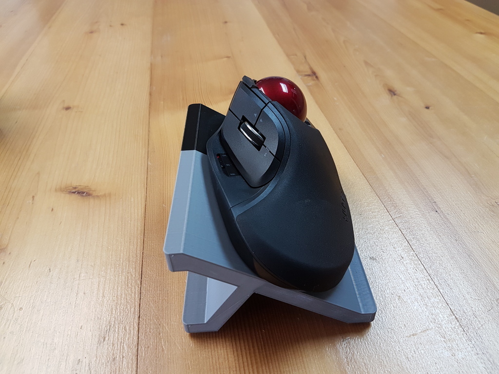 Fichier 3D gratuit Support de trackball ergonomique à angle pour Elecom ...