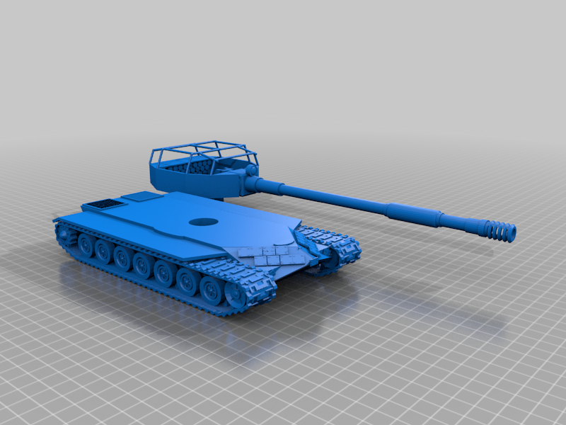 Archivo 3D gratuito OBJECT-505 destructor de tanques pesados・Objeto imprimible en 3D para ...