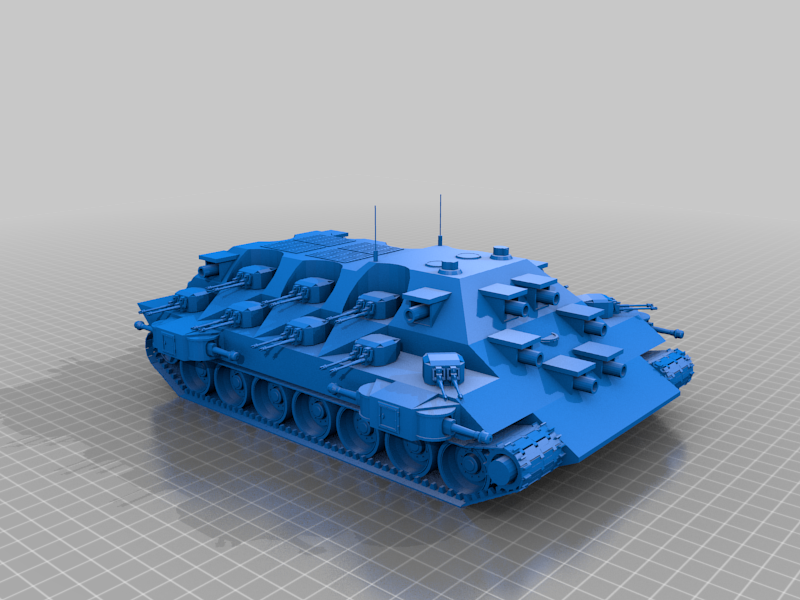 Free 3D file Dreadnought class behemoth・3D printer model to download・Cults