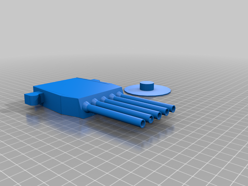 Free 3D file uss montana 5 gun turret・Template to download and 3D print ...
