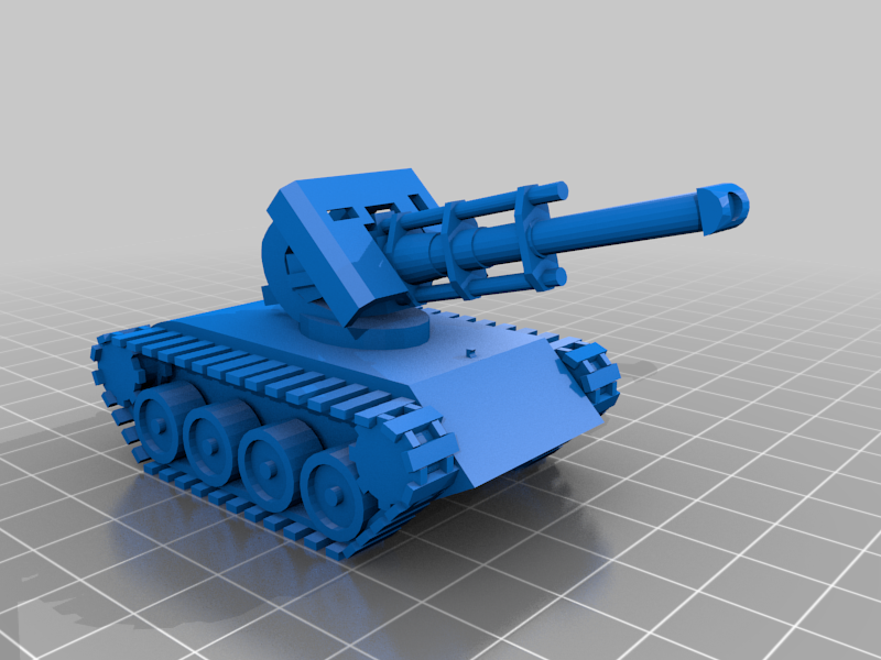 Free 3D file XM-88 Artillery tank・3D printer design to download・Cults