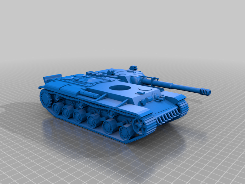 Free 3D file KV-100 heavy tank・Template to download and 3D print・Cults