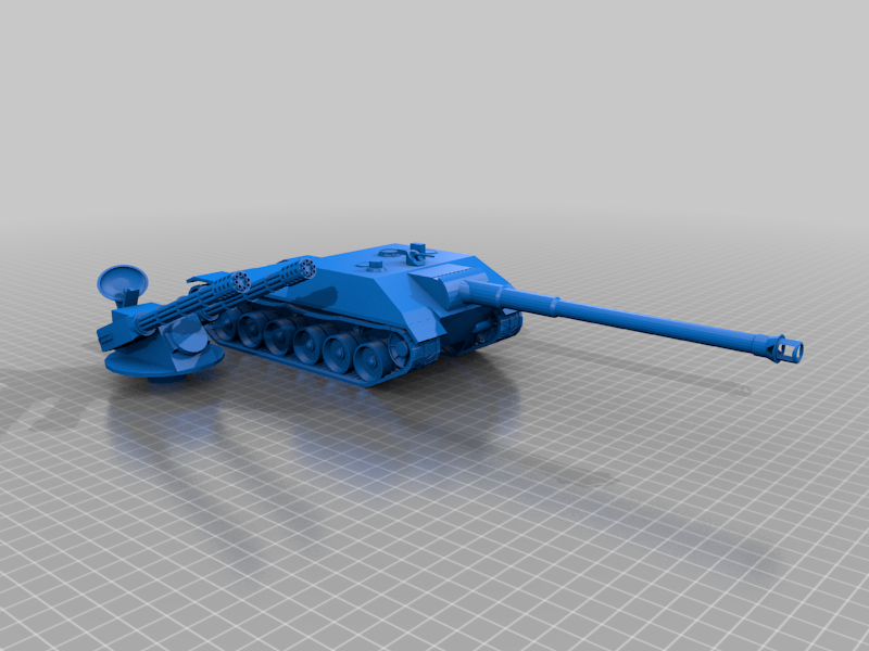 Free 3D file experimental X-100 tank destroyer・3D printer model to ...