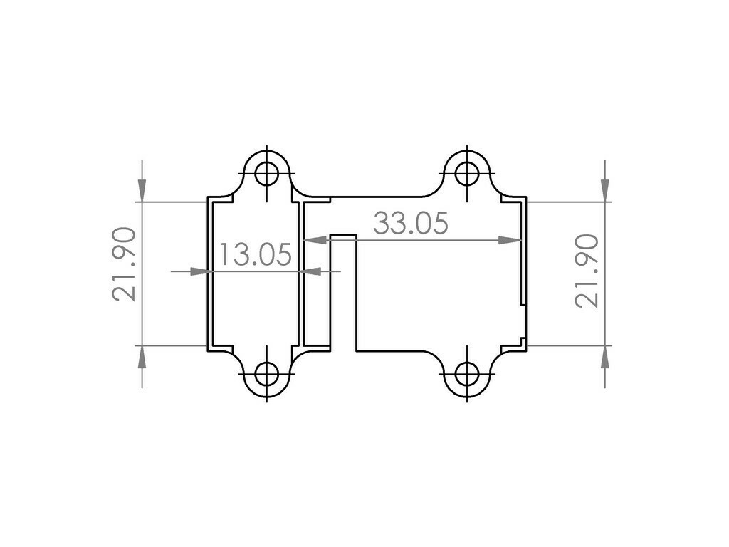 Free 3D file TBS TX and FRSKY RX mount・3D printing template to download ...