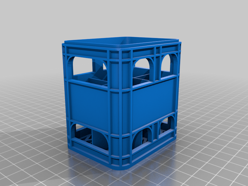 Free STL file No supports / Stackable Beer Crate battery holders & Lids ...