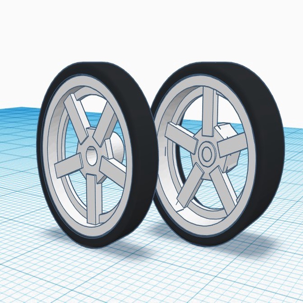 Free 3D file DR!FT - Rims and Tyres・3D printer model to download・Cults