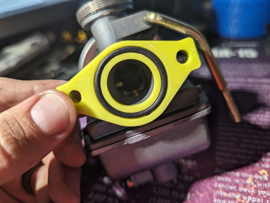 Free 3D file 20mm Carburator Intake Manfiold Gasket for Mini ATVs 👽・3D ...