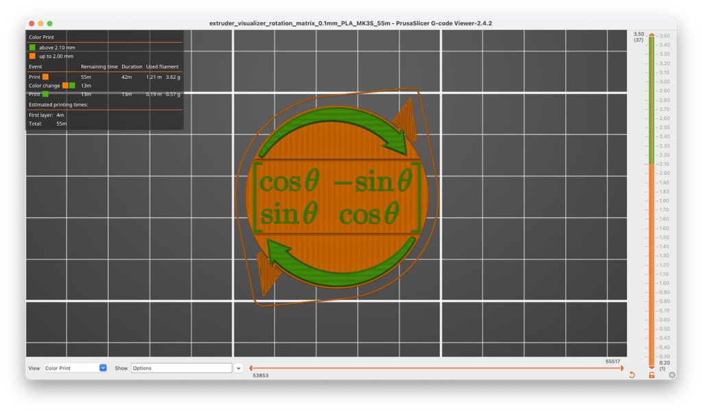 Archivo 3D gratis Extruder Visualizer Rotation Matrix 📐・Modelo para ...