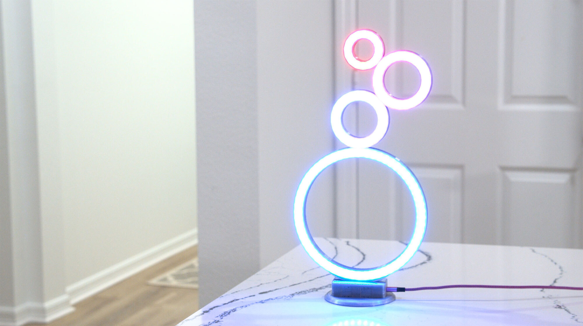Free STL file NeoPixel Ring Lamp 💍・3D print design to download・Cults