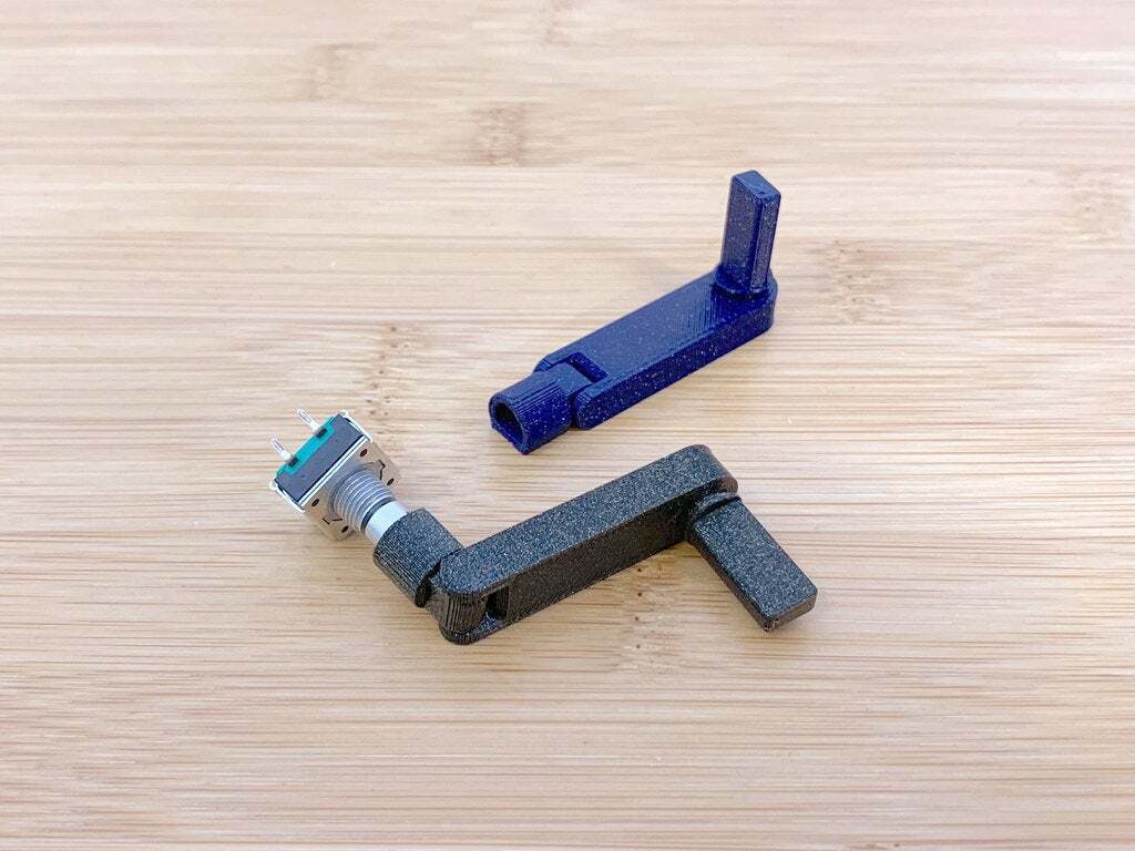 Free STL file Print-In-Place Crank for Rotary Encoder・3D printing ...