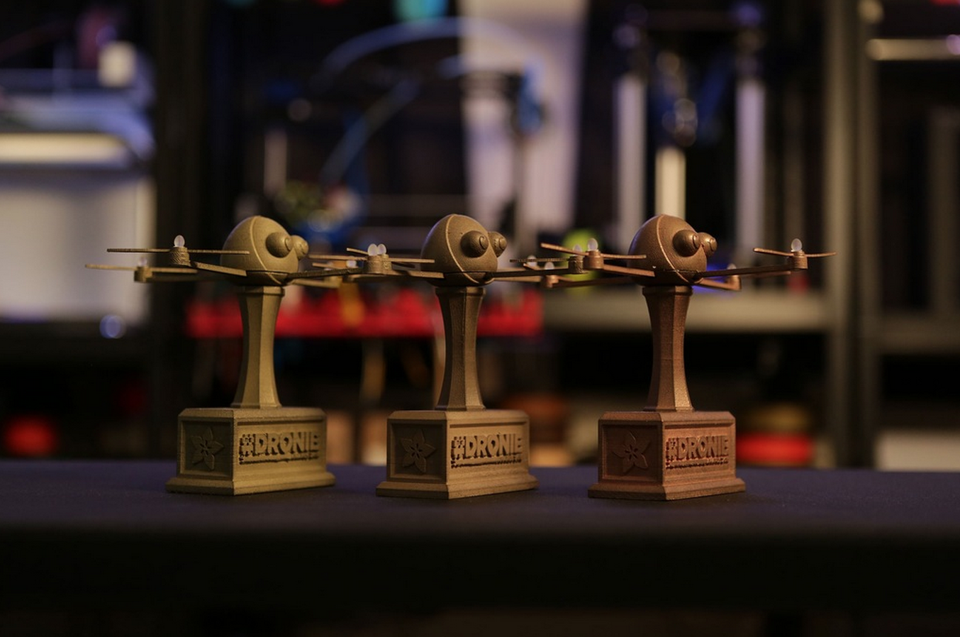 Free STL file Dronie Trophy 2015・3D printable design to download・Cults