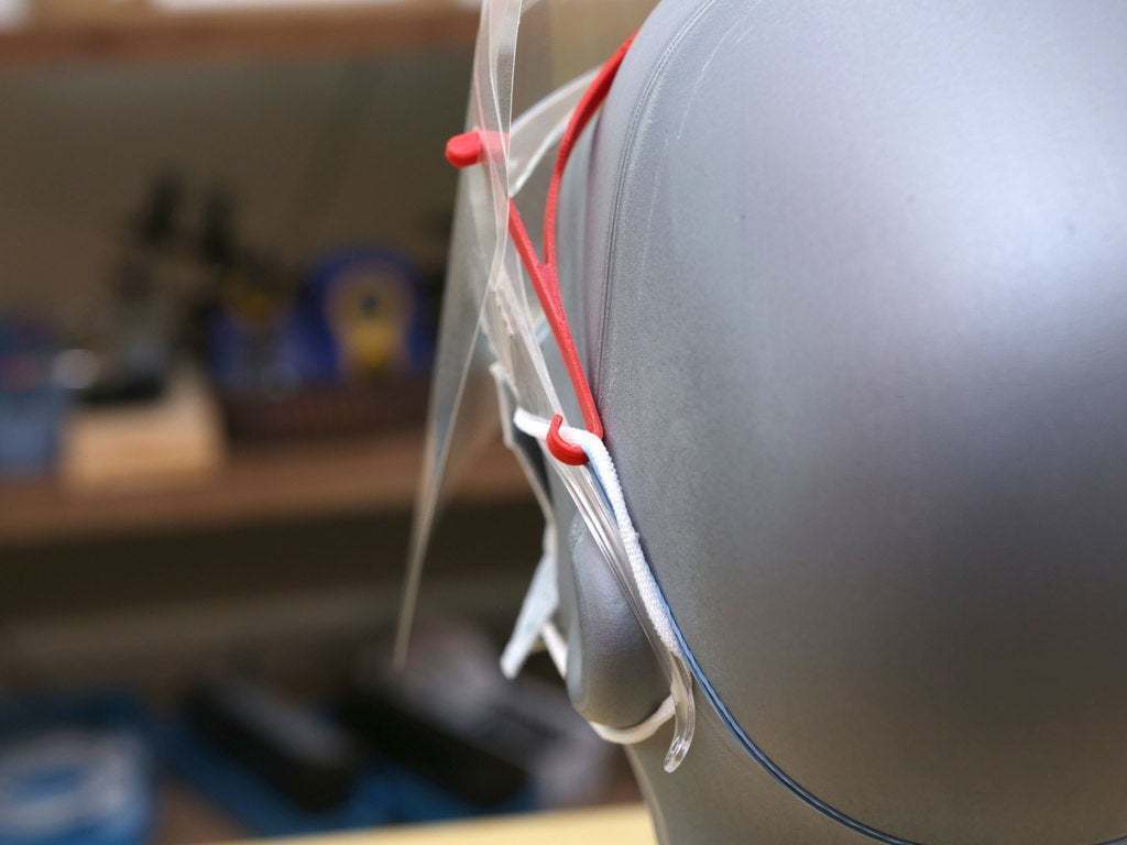 Free STL file Visor Face Shield for Small Printer・3D printer model to ...