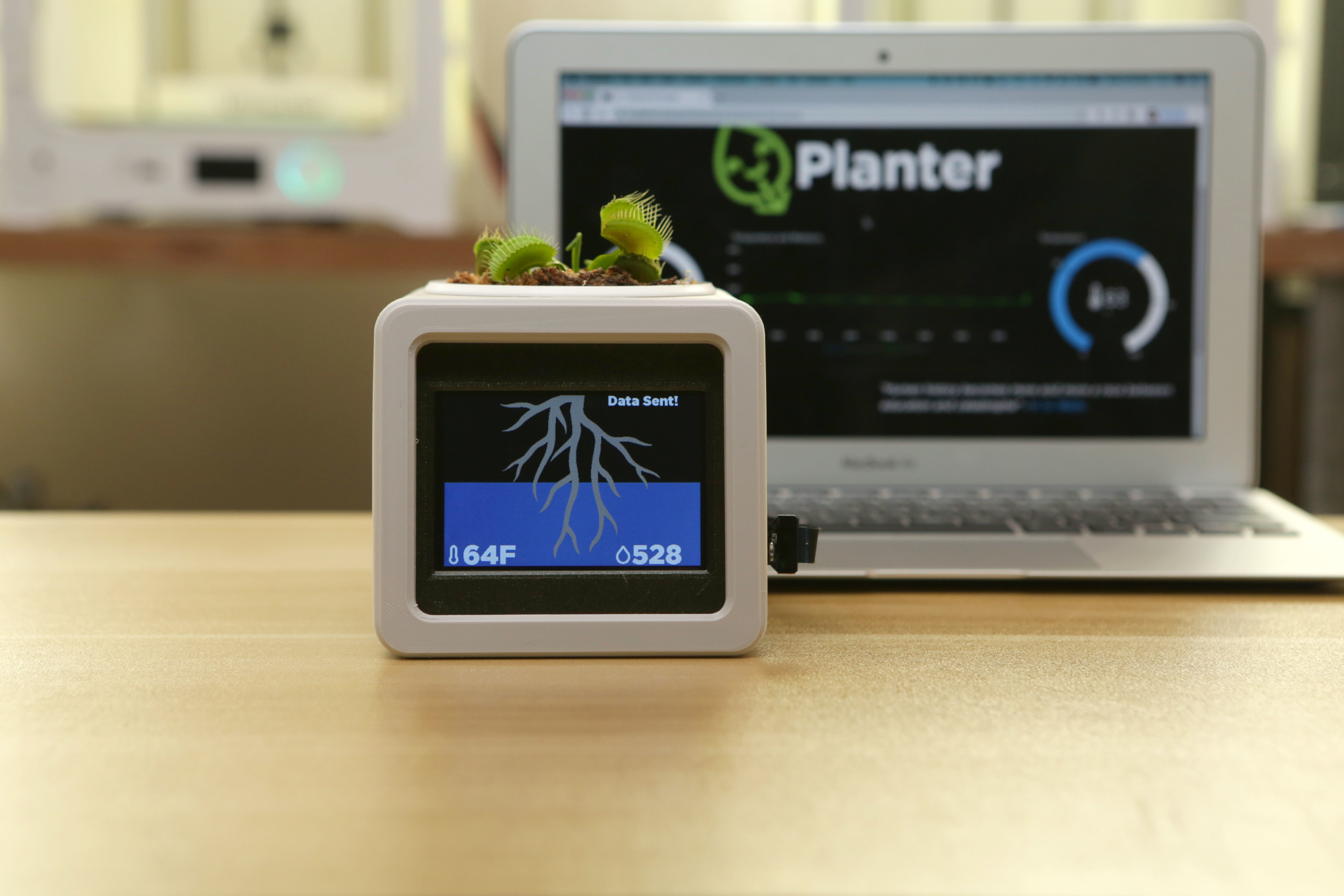 Free STL file Smart IOT Pet Planter 🪴・3D printable model to download・Cults