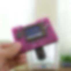 Download free STL file PyBadge Case with Flip Out Mic (TensorFlow Lite ...