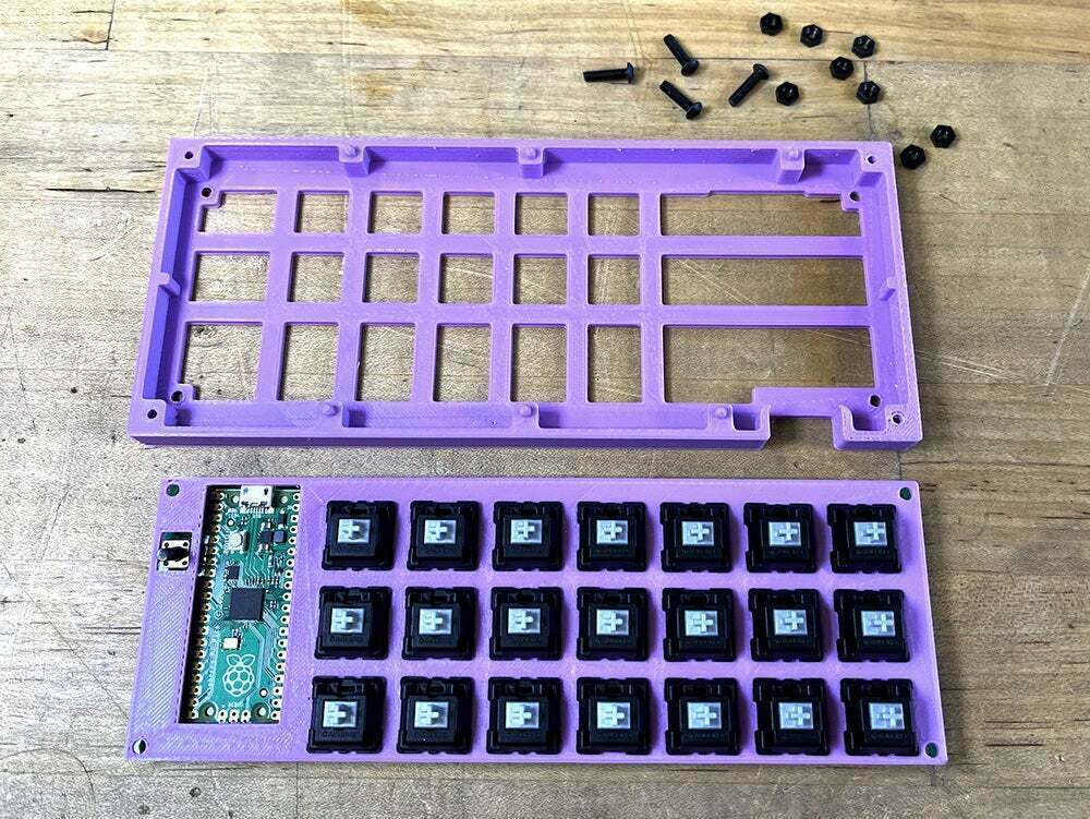 Free STL file Pico Keyboard Case・3D print design to download・Cults