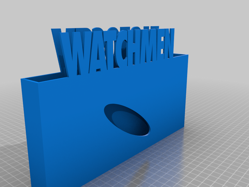 Fichier STL gratuit Livre Sleeve WatchMen・Plan pour imprimante 3D à ...