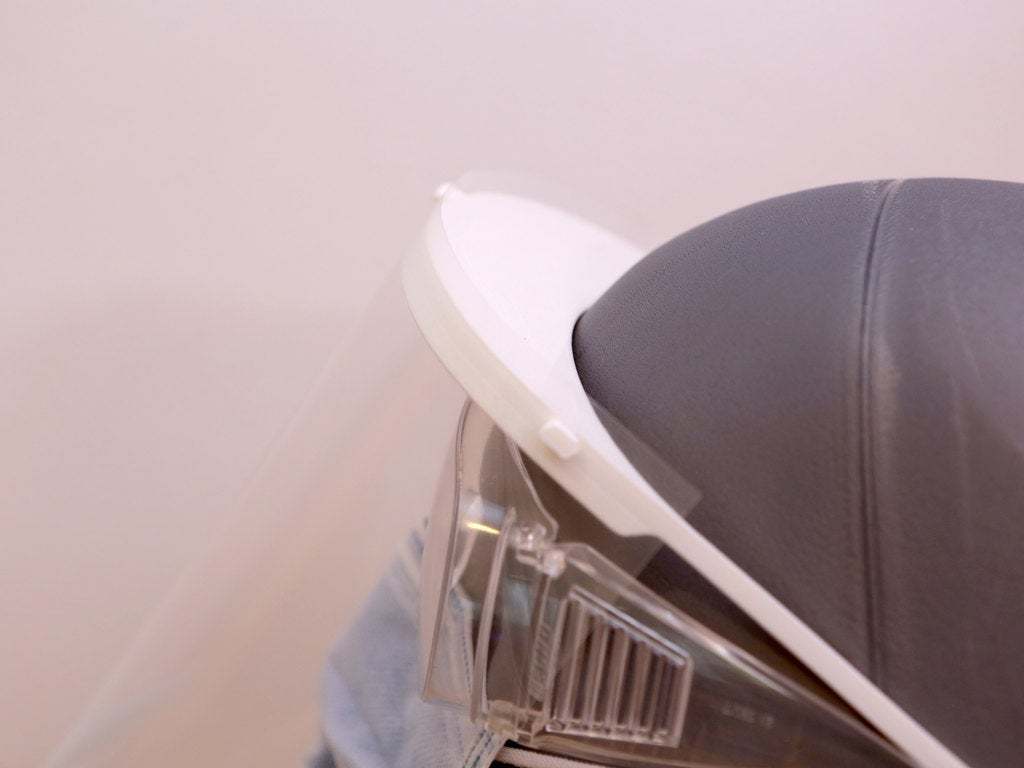 Free STL file Visor Face Shield 3-Hole・3D printer model to download・Cults