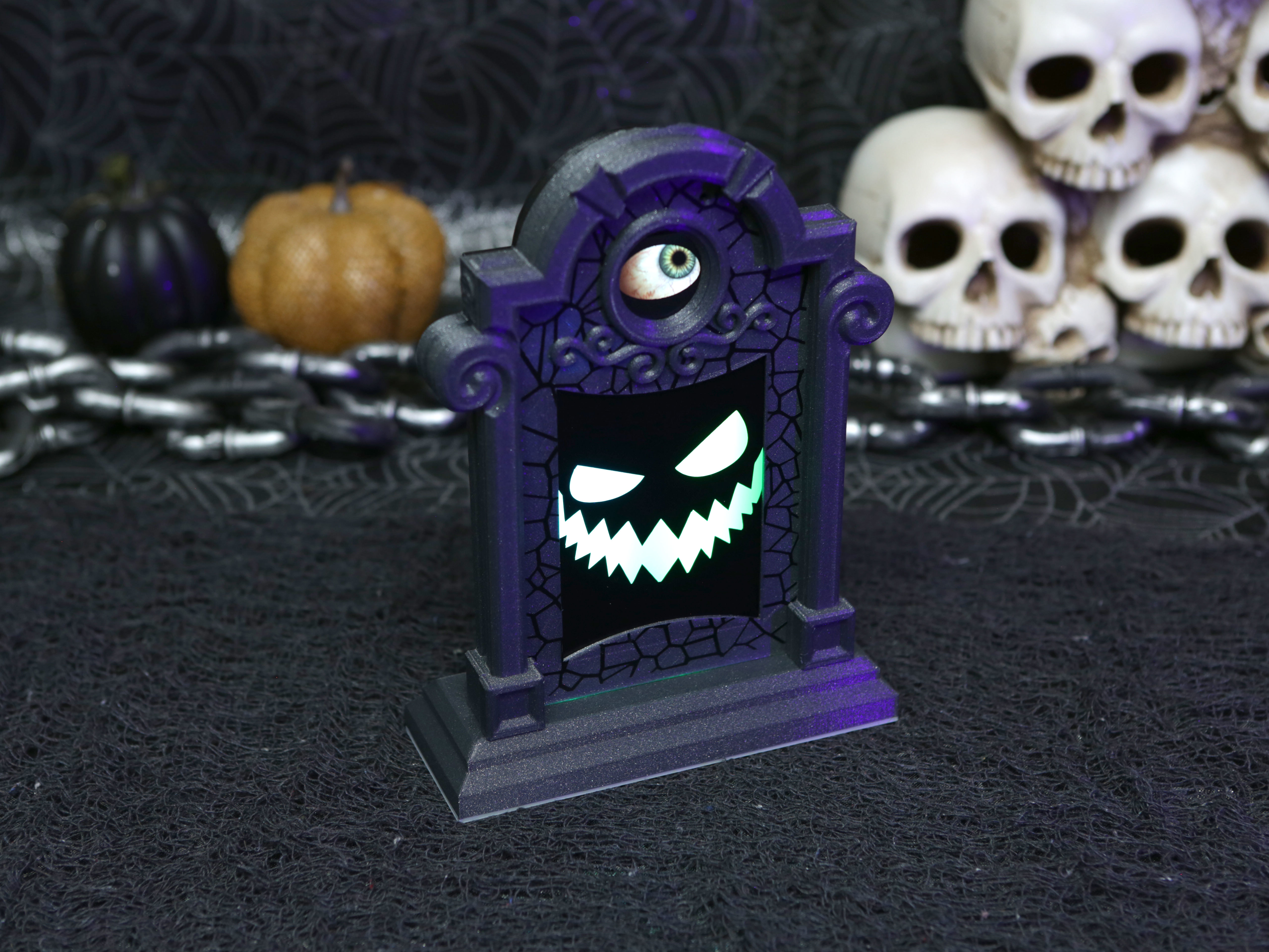 Descargar archivo STL gratis Lápida de Halloween • Diseño imprimible en ...