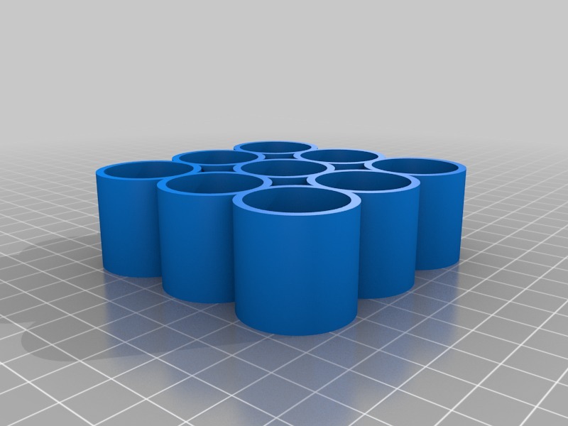 Free 3D file 3x3 10ml Liquid holder・Template to download and 3D print・Cults