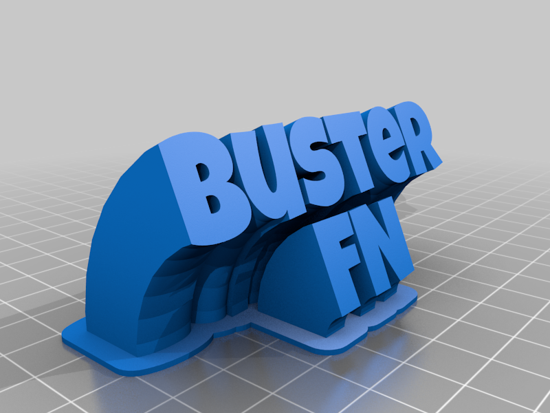 Free 3D file joe-buster-curved・3D printing design to download・Cults