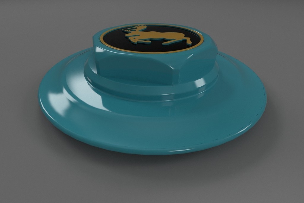 STL file volvo wheel cap・3D printer model to download・Cults